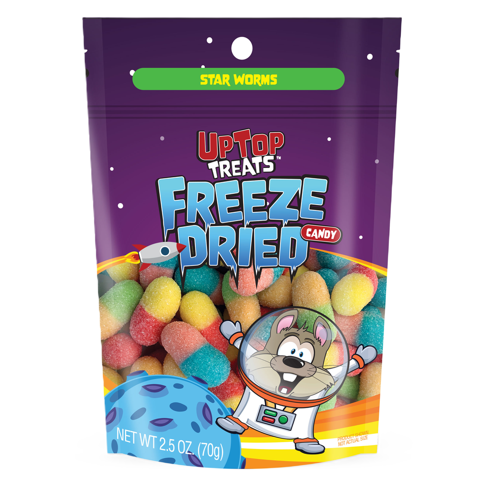 UpTop Treats Freeze Dried Star Worms, 2.5oz – DISCOUNT SMOKE STORES